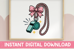 Cute Whistle Pink Bow Coquette Design Graphic by October Second ...