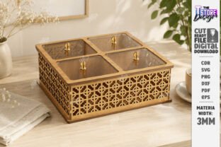 Decorative Modular Storage Box Laser Cut · Creative Fabrica
