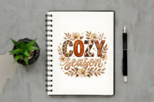 Fall Leopard Print Cozy Season Png Graphic by Artistic.Visions ...