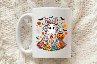 Floral Ghost Halloween Pumpkin PNG Graphic by SR Design · Creative Fabrica