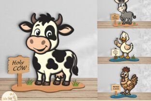 Funny Animal Shelf Sitter SVG Bundle · Creative Fabrica