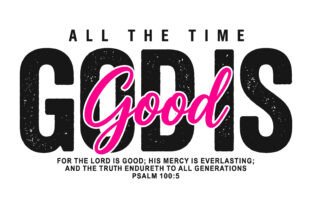 God is Good Pink SVG Graphic by Design Station · Creative Fabrica