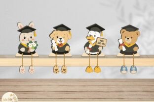 Graduation Animal Sitter SVG Bundle · Creative Fabrica
