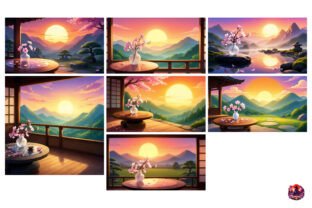 Iyashikei Community Backgrounds Graphic by Yumerori · Creative Fabrica