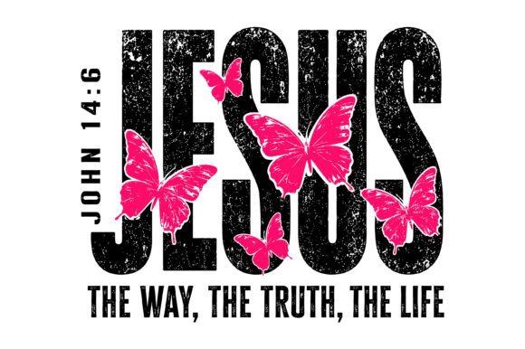 Jesus Butterfly Faith SVG Graphic by Design Station · Creative Fabrica