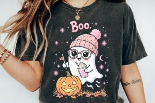 Kawaii Ghost Halloween Milkshake Graphic by gregoraciiart · Creative ...
