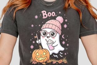 Kawaii Ghost Halloween Milkshake Graphic by gregoraciiart · Creative ...