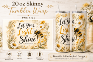 Let Your Light Shine Tumbler Wrap PNG Graphic by KHAMPOL SHOP DESIGN ...