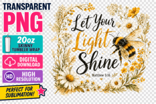 Let Your Light Shine Tumbler Wrap PNG Graphic by KHAMPOL SHOP DESIGN ...