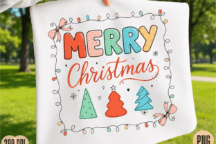 Merry Christmas PNG Design, Cute Retro H Graphic by Craftcity ...