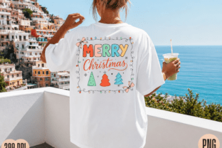 Merry Christmas PNG Design, Cute Retro H Graphic by Craftcity ...