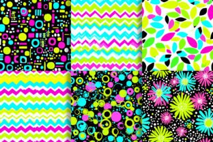 Neon Colors Digital Papers Graphic by Precision Patterns · Creative Fabrica