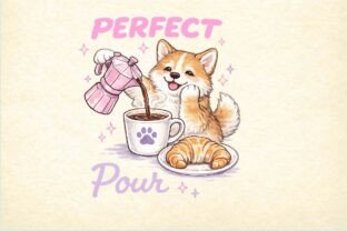 Perfect Pour Corgi Coffee PNG Graphic by lazy kitty · Creative Fabrica