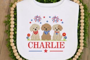 Personalized Patriotic Embroidery Design · Creative Fabrica