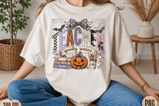 Teacher Spooky Season PNG Design, Hallow Graphic by Craftcity ...