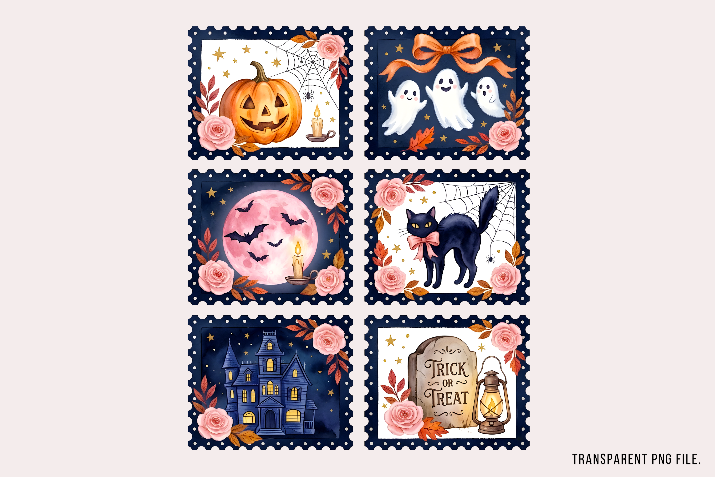 Trendy Haunted House Png, Halloween PNG Graphic by Black Gallery Art ...