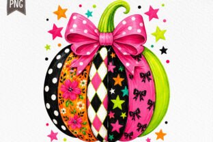 Trendy Neon Pumpkin Halloween PNG Graphic by SR Design · Creative Fabrica