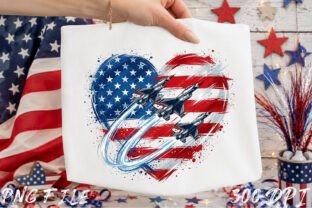 USA Flag Heart 4th of July Military PNG Graphic by Digital Artistic99 ...