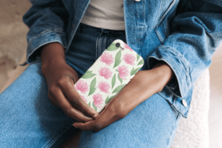 Watercolor Lotus Floral Seamless Pattern Graphic by Marrie Pauza ...