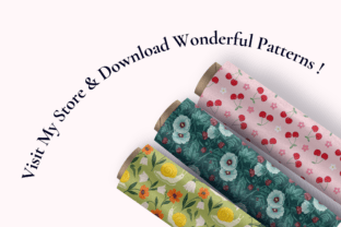 Watercolor Lotus Floral Seamless Pattern Graphic by Marrie Pauza ...