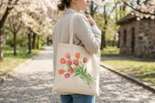 Watercolor Tulip Flower Clipart Bundle Graphic by T-Shirt Pond ...