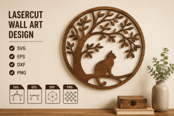 Wooden Wall Art SVG,Laser Cut Files · Creative Fabrica
