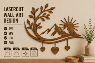 Wooden Wall Art SVG,Laser Cut Files · Creative Fabrica