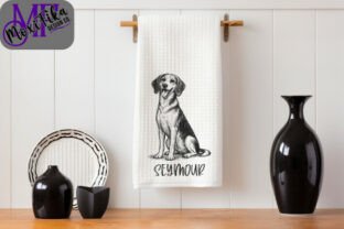 American Foxhound Dog Sketch PNG Graphic by MoxiFikaDesignCo · Creative ...