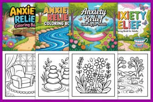 Anxiety Relief Coloring Pages for Adults Graphic by FuN ArT · Creative ...