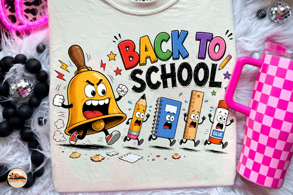 Back to School Shirt, Funny Sublimation Graphic by SLEEPY FOX ...