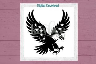 Bald Eagle American Flag SVG PNG EPS PDF Graphic by KayBeeSVGs ...
