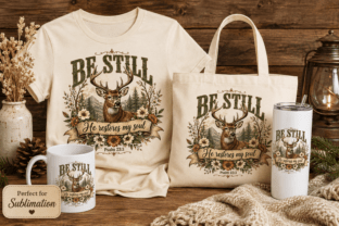 Be Still Deer Sublimation PNG Graphic by KHAMPOL SHOP DESIGN · Creative ...