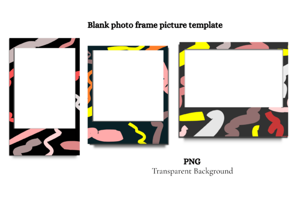 Blank Photo Frame Mockup Design Template Graphic by Justnaturephoto ...