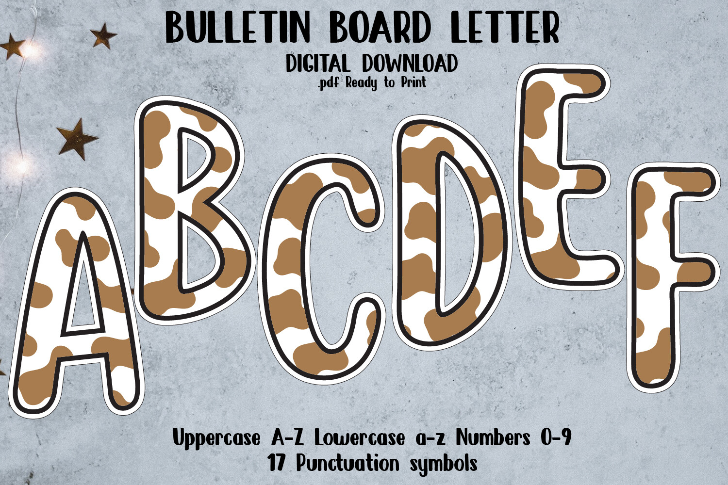 Bulletin Board Alphabet Letters Graphic by assalwaassalwa · Creative ...