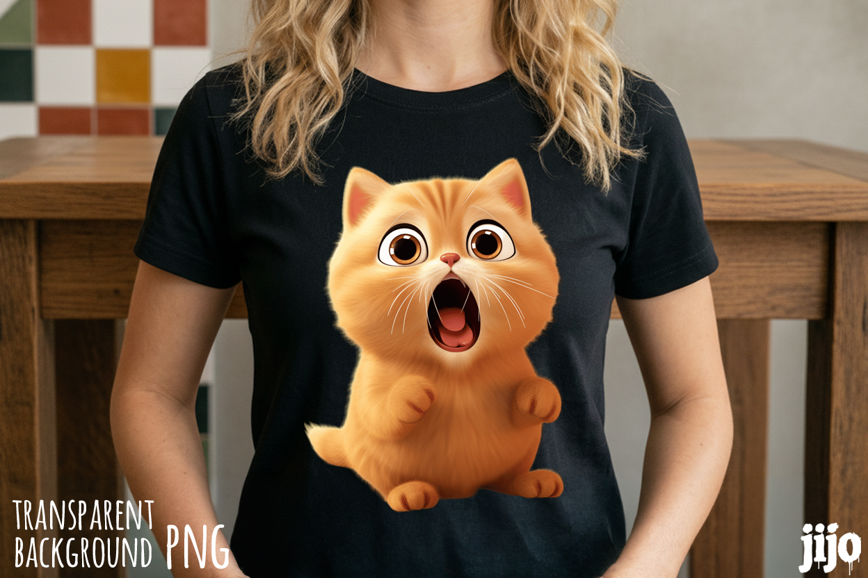 Cat Ginger Cute Kitten PNG Graphic by jijopero · Creative Fabrica