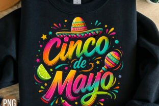 Cinco De Mayo Sombrero Maraca T-shirt Graphic by Craft Hunter ...
