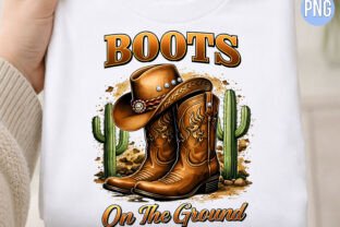 Country Boots on the Ground Western PNG Graphic by Moon Digital ...