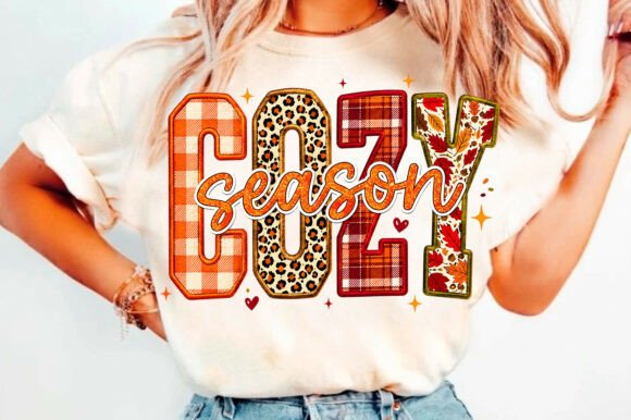Cozy Season Fall Patch PNG Graphic by NowGiftsBoutique · Creative Fabrica