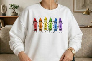 Crayons Friends Back to School PNG Graphic by Creative Community ...