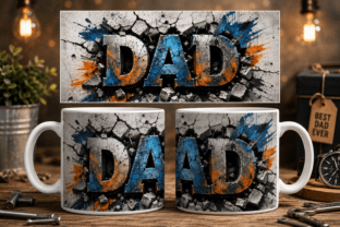 Dad Mug Wrap PNG Graphic by emailtemplate · Creative Fabrica