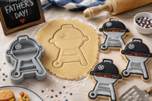 Dad's Grill Cookie Cutter · Creative Fabrica