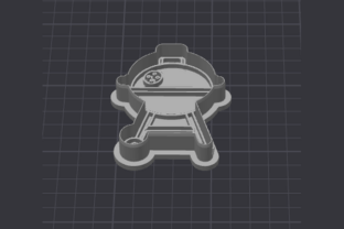 Dad's Grill Cookie Cutter · Creative Fabrica