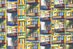 Facades Seamless Patterns Graphic by TextureTextileLab · Creative Fabrica