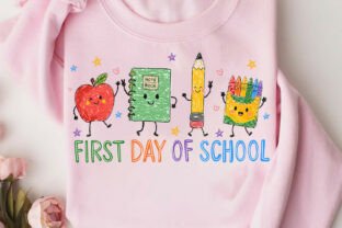 First Day of School Png Graphic by Mun Mun · Creative Fabrica