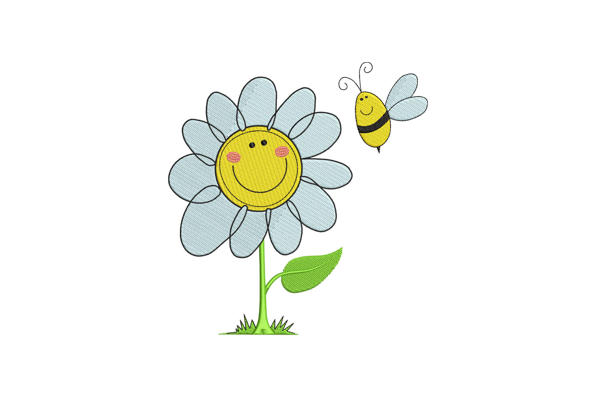 Flower Bee · Creative Fabrica