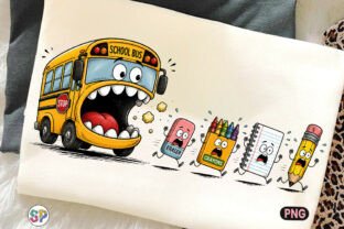 Funny Back to School Bus Pencil T-Shirt Graphic by SUBLIMATION PRINT ...