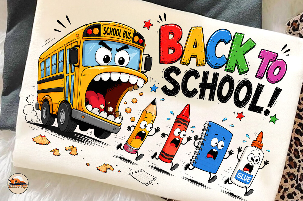 Funny Back to School Sublimation Shirt Graphic by SLEEPY FOX · Creative ...