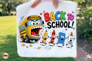 Funny Back to School Sublimation Shirt Graphic by SLEEPY FOX · Creative ...