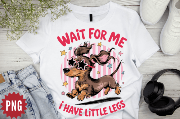 Funny Dachshund Little Legs PNG Design Graphic by JR Design · Creative ...