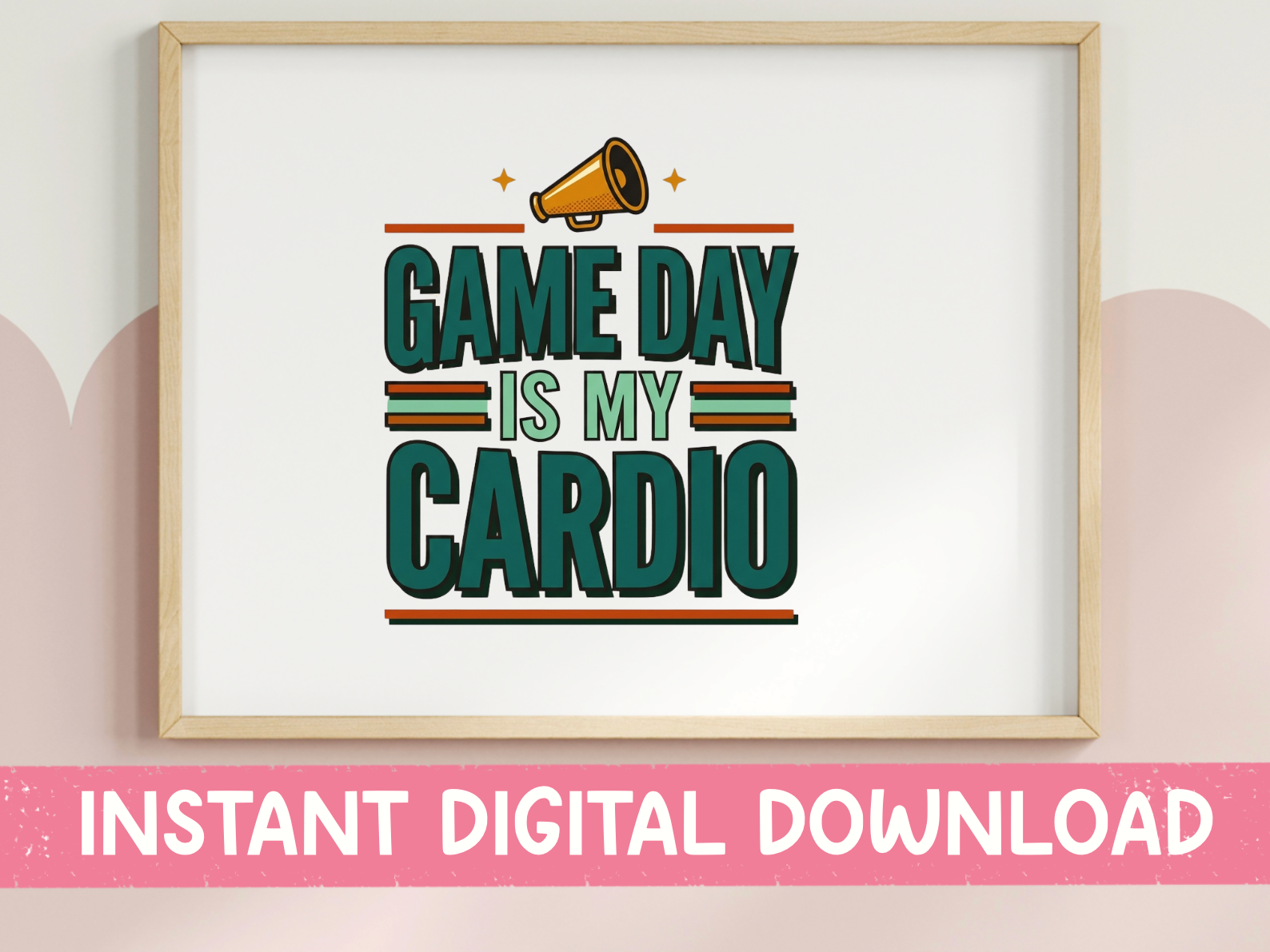 Game Day is My Cardio Sports Design Graphic by October Second ...